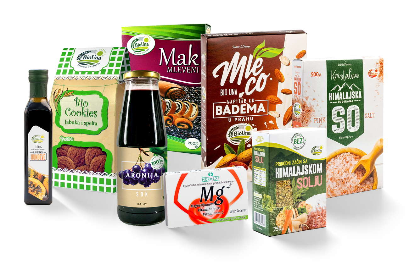 Proizvodi - Bio Una Novi Sad